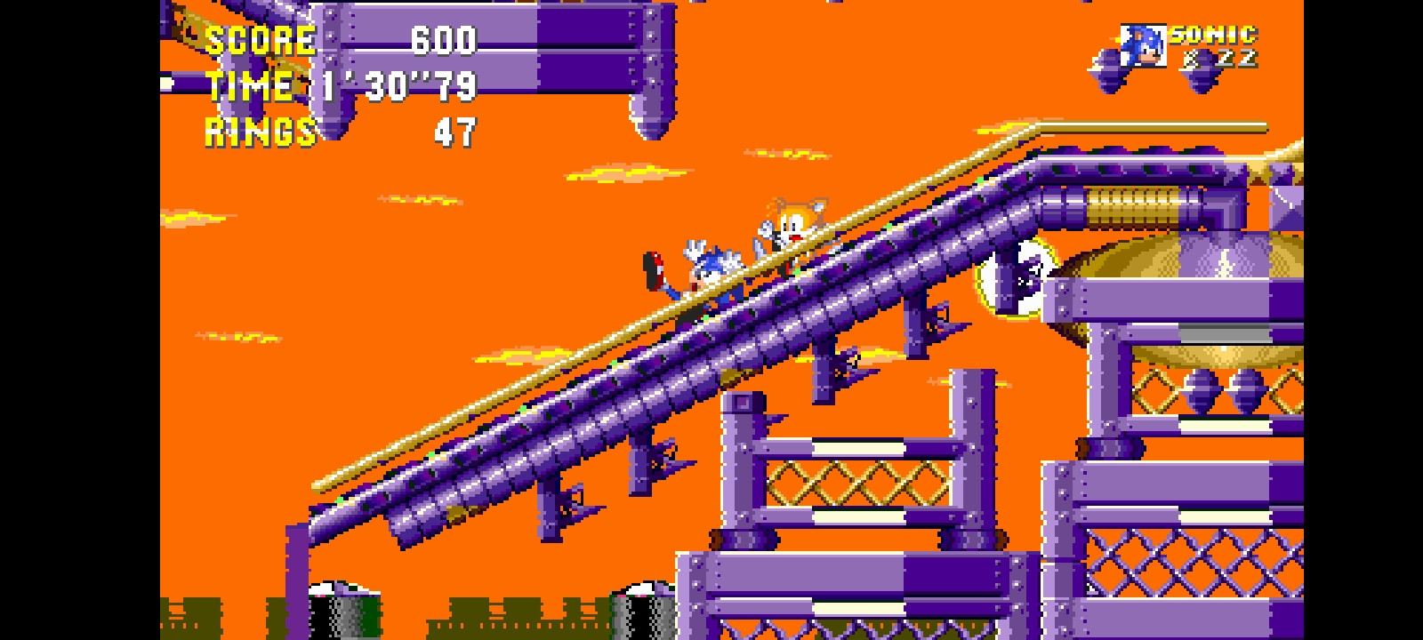Oil Ocean Zone over sandopolis zone! Mod for Sonic 3 A.I.R. | S3AIR Mods