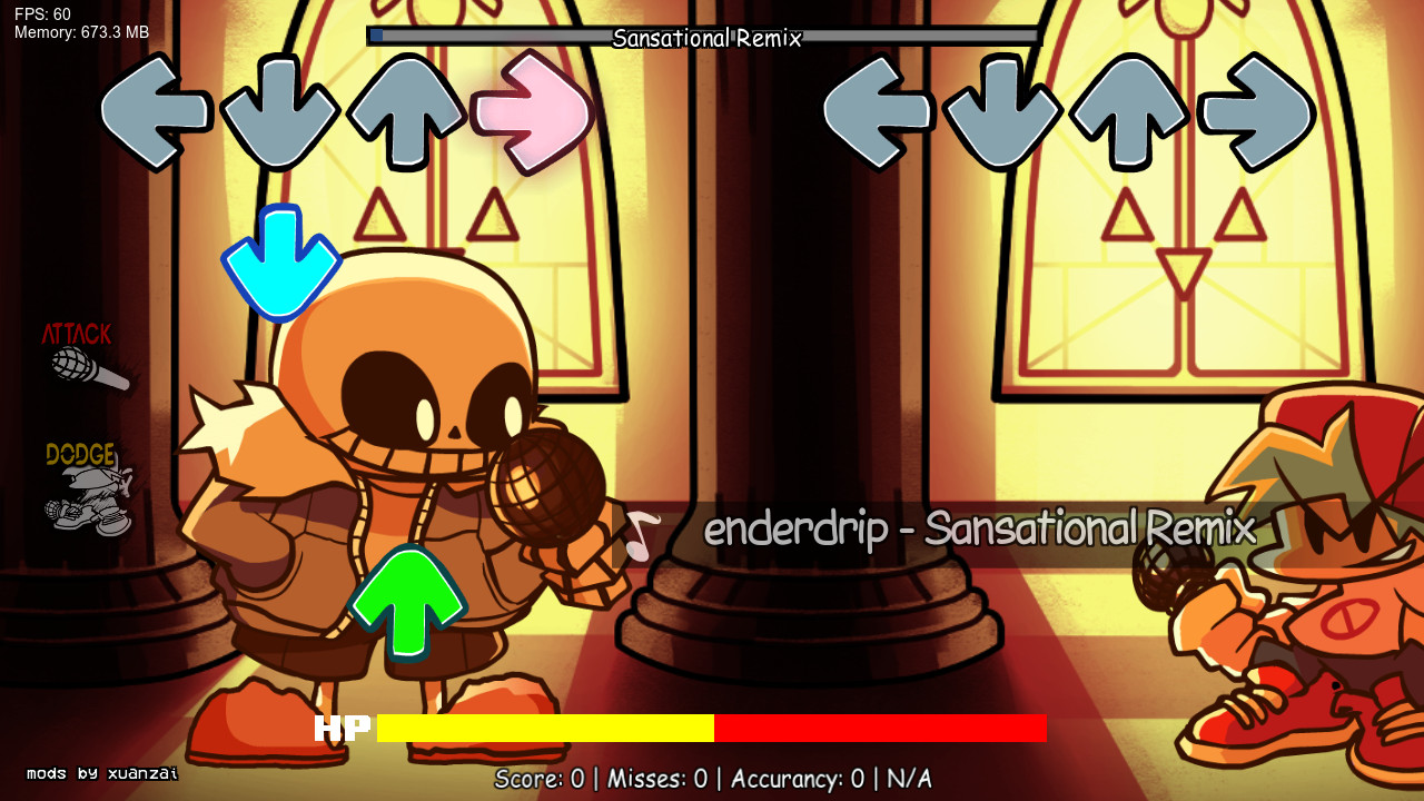 Sansational Remix Chart Mod for Friday Night Funkin' | FNF Mods