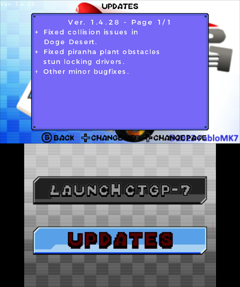 Mario Kart DS CTGP-7 Launcher Theme Mod for Mario Kart 7 | MK7 Mods