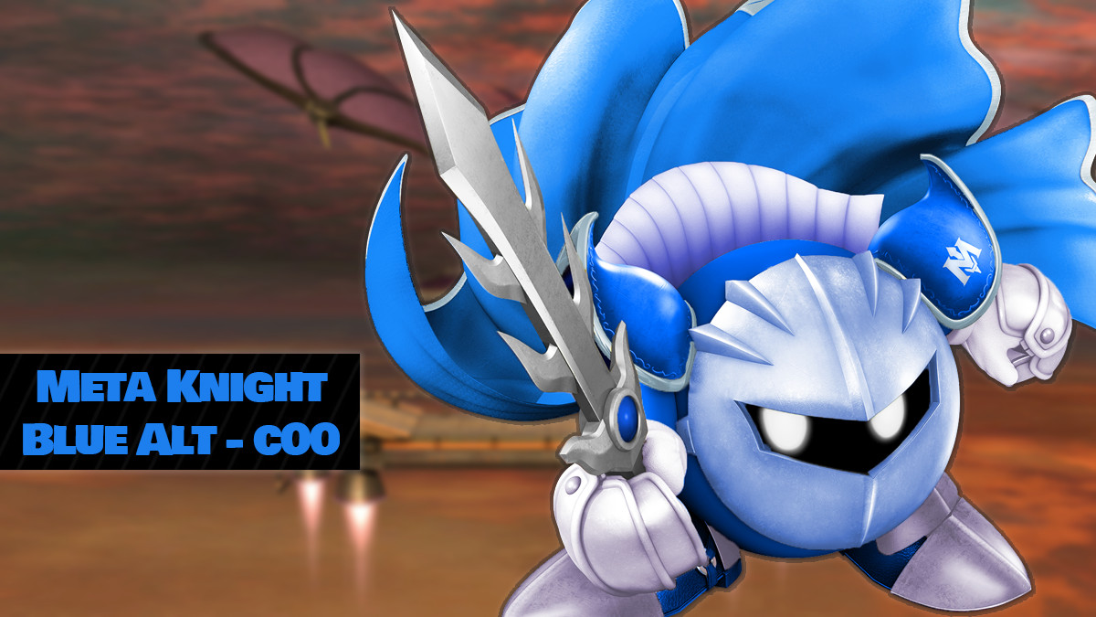 Meta Knight - Blue Alt c00 Mod for Super Smash Bros. Ultimate | SSBU Mods