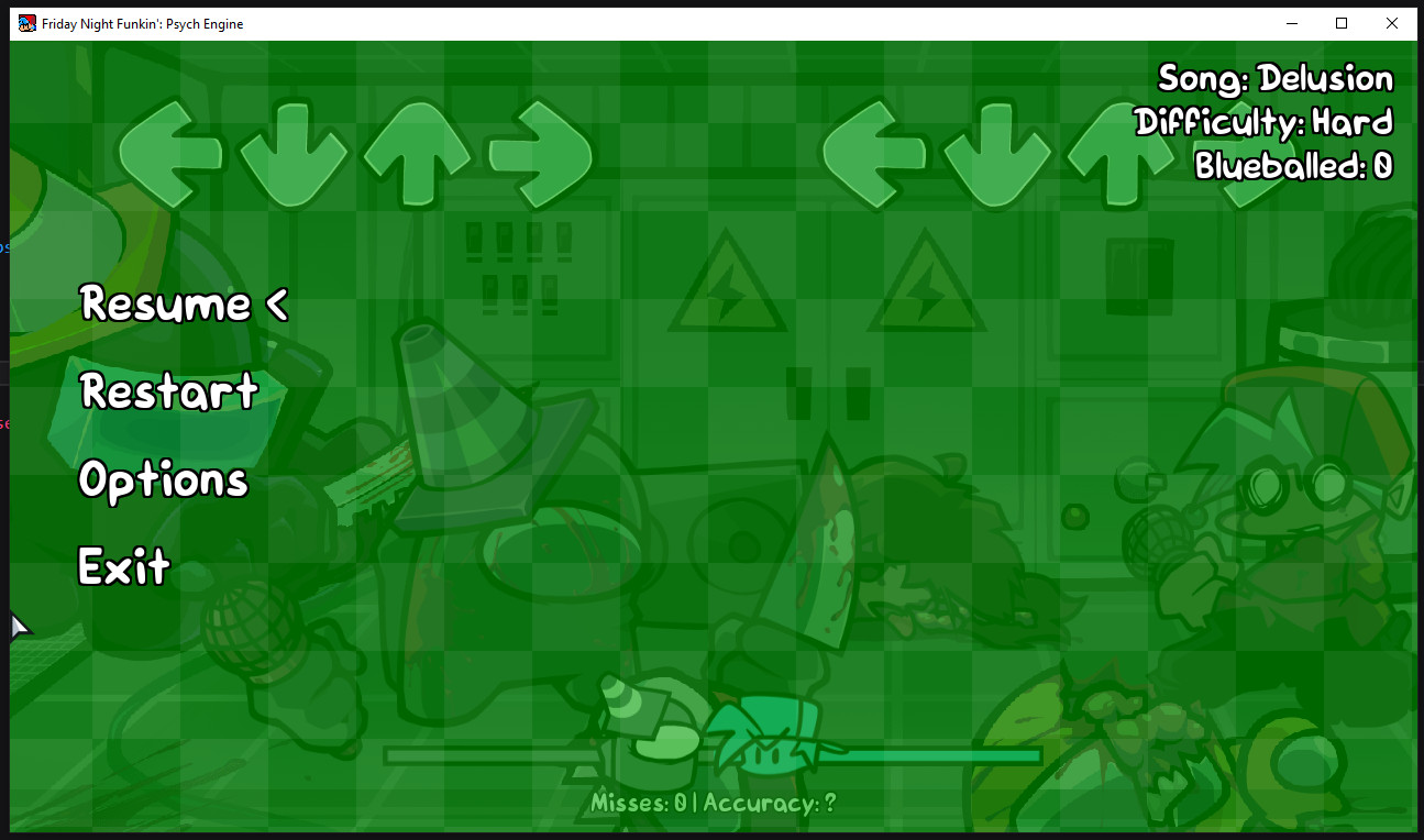 Custom Pause Menu for Psych Engine Mod for Friday Night Funkin' | FNF Mods