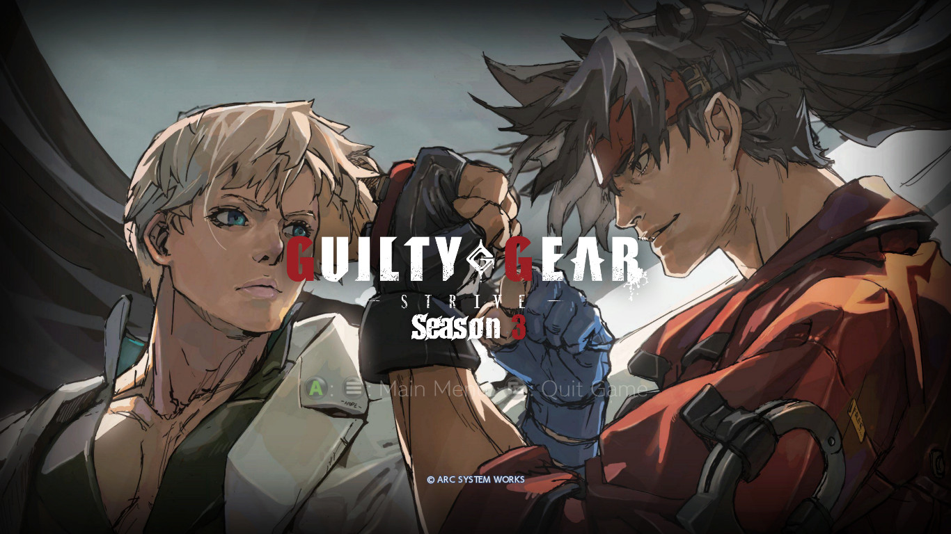 Season 3 Themed Title Screen Mod for GUILTY GEAR -STRIVE- | GGST Mods