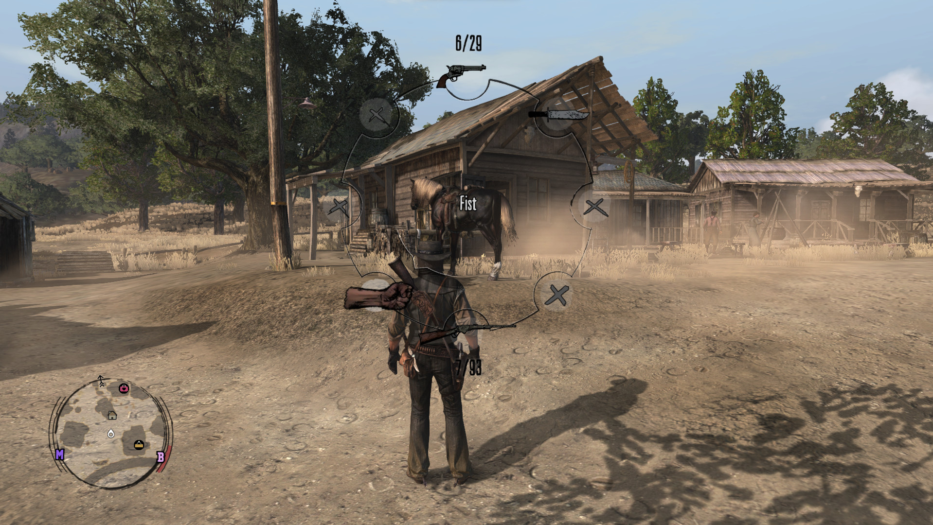 Upscaled + Recoloured Weapon Wheel Mod for Red Dead Redemption | RDR1 Mods