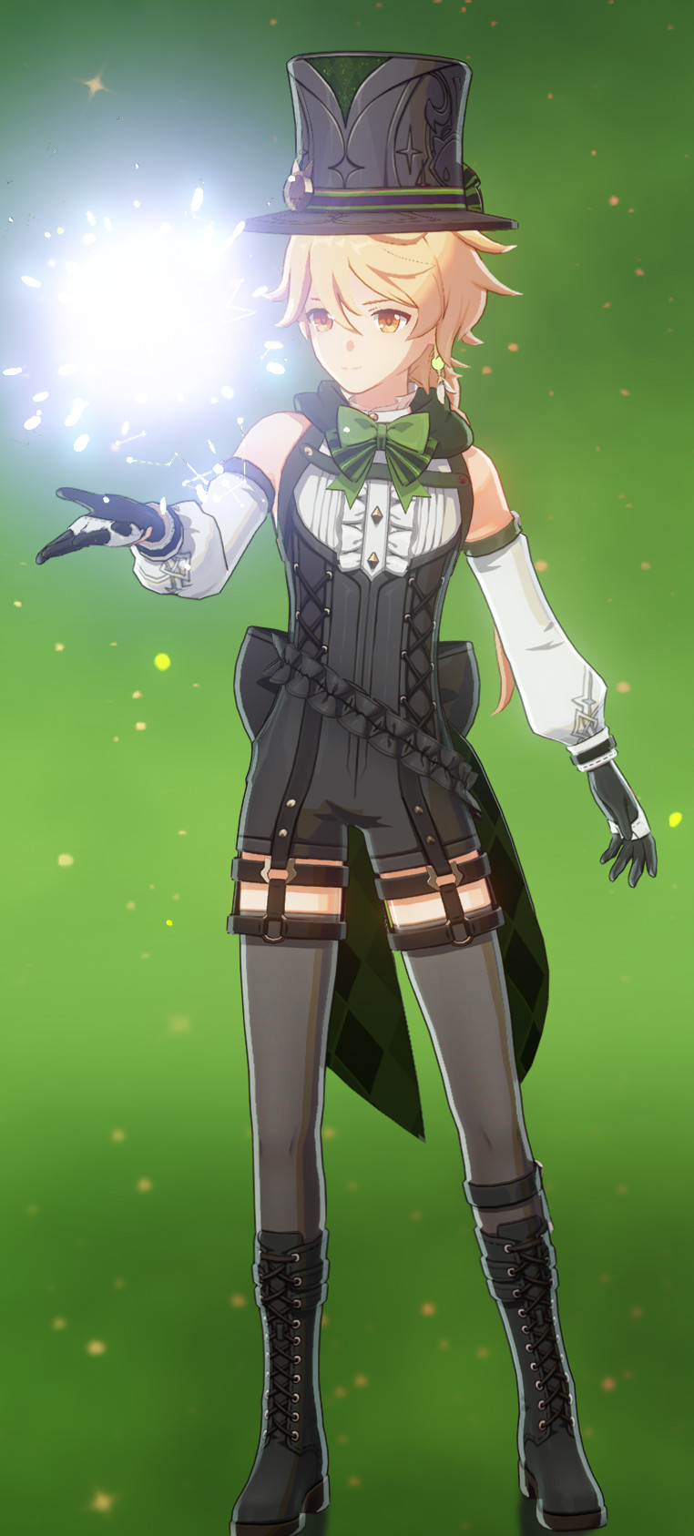 Aether in Lyney's clothes(with Element colors!!) Mod for Genshin Impact ...