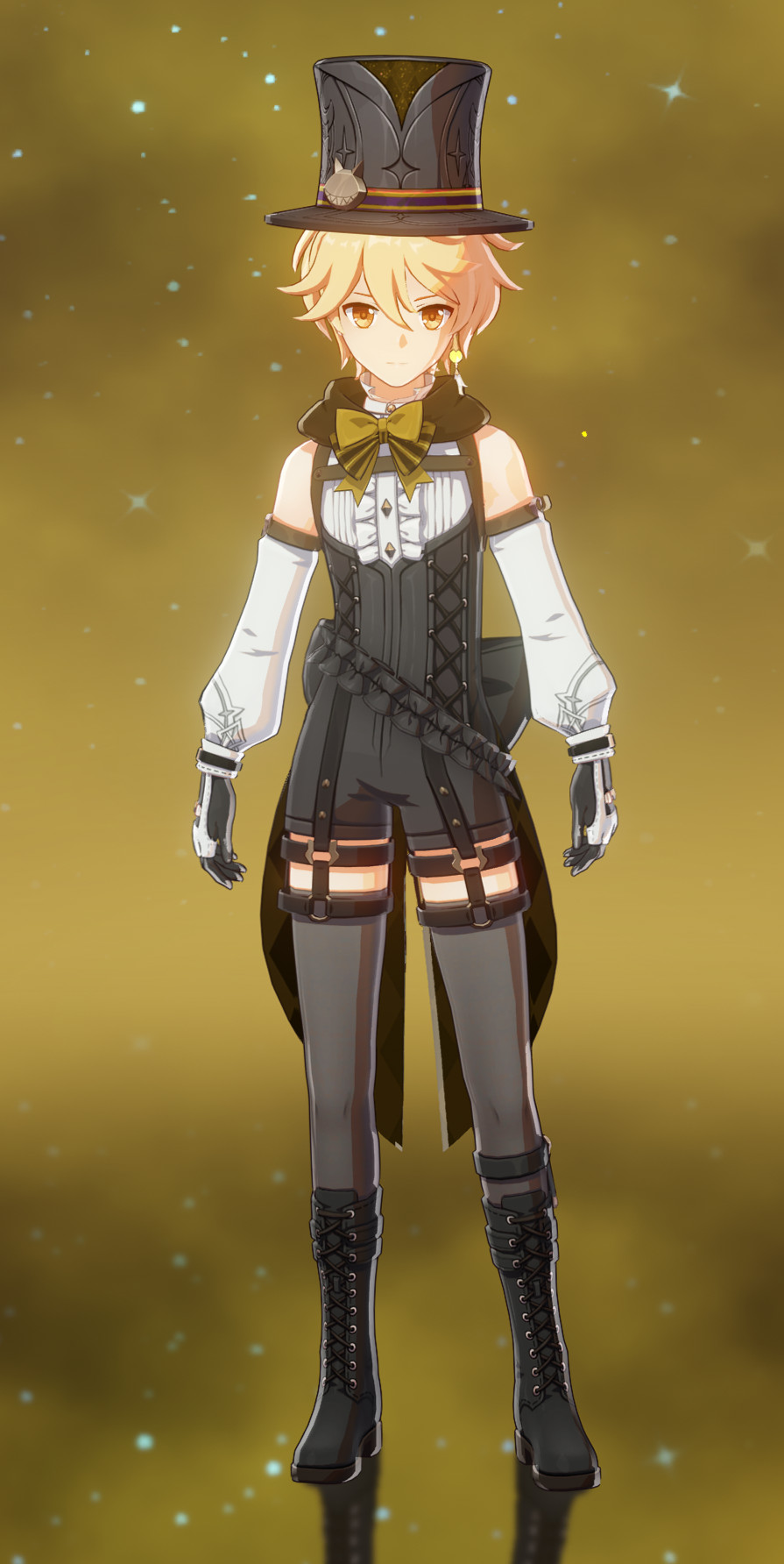 Aether in Lyney's clothes(with Element colors!!) Mod for Genshin Impact ...