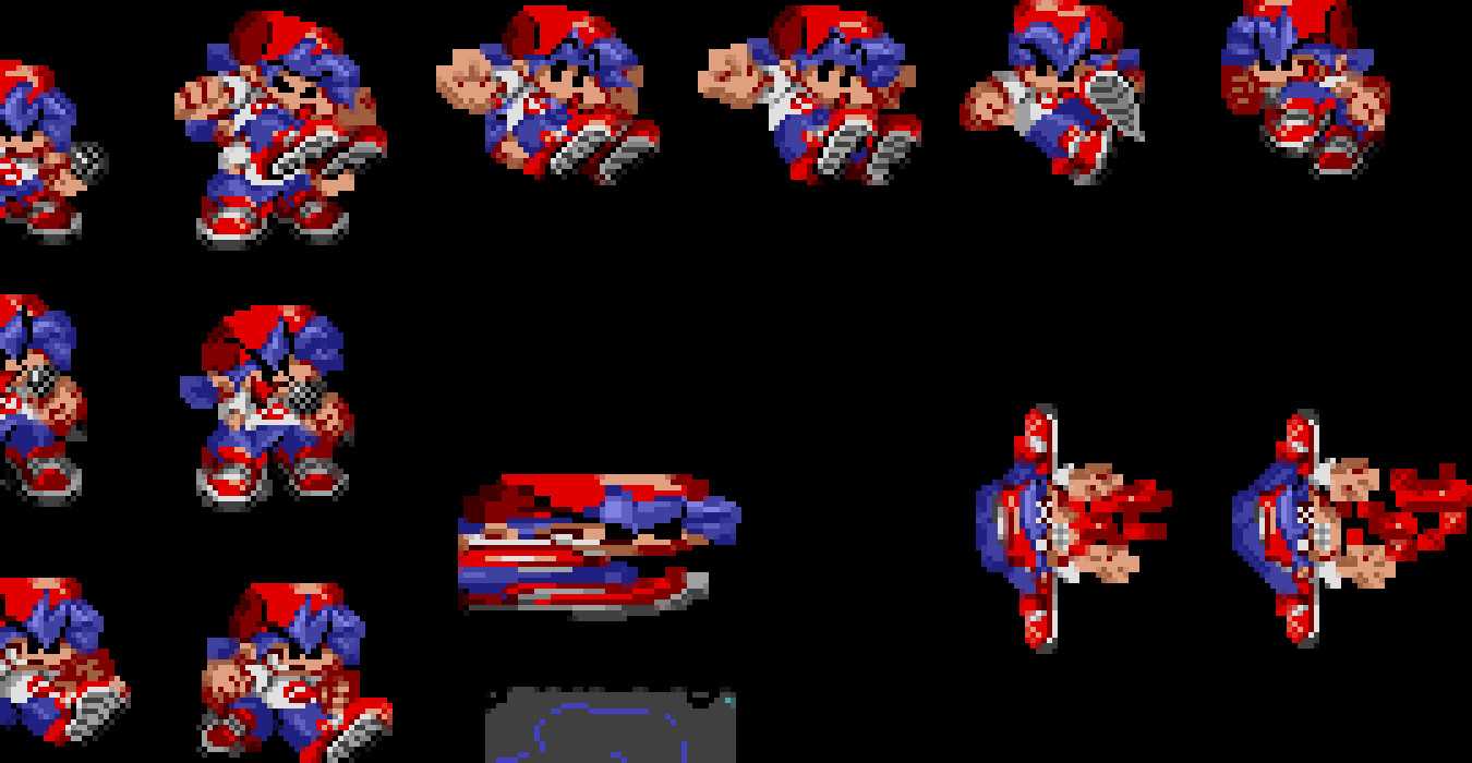 Genesis Styled Boyfriend + Extras Mod for Friday Night Funkin' | FNF Mods