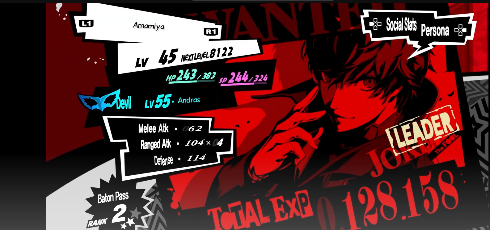 Level Cap (Configurable) Mod for Persona 5 Royal (PC) | P5R (PC) Mods