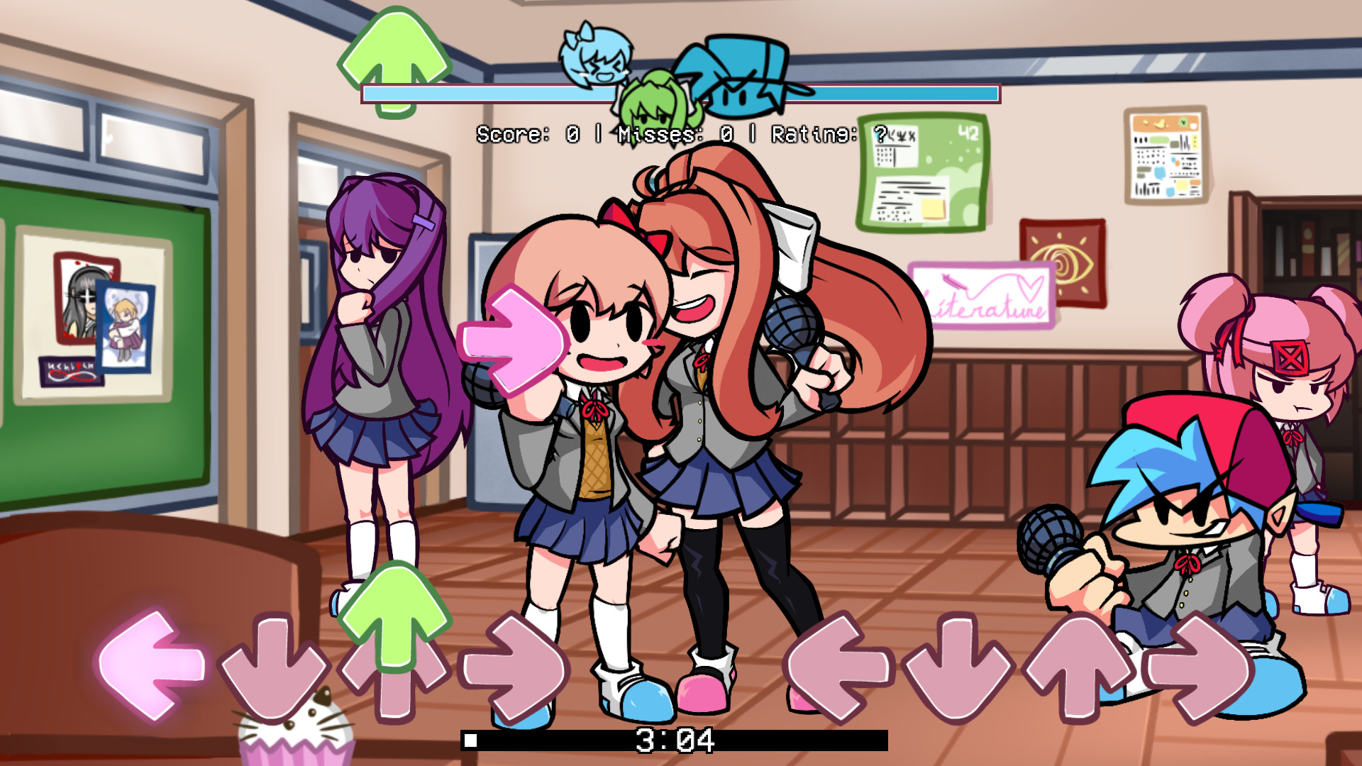 "Roasted Literature" roasted but its DDTO Mod for Friday Night Funkin ...