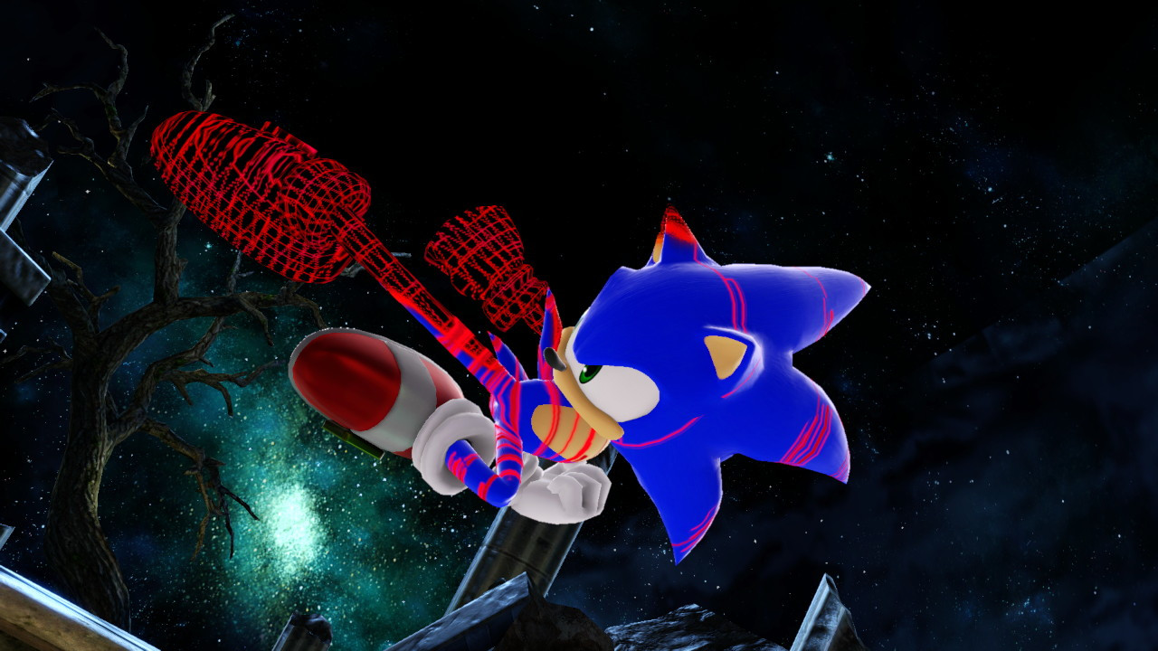 Cyber-Corrupted Sonic Mod for Super Smash Bros. Ultimate | SSBU Mods