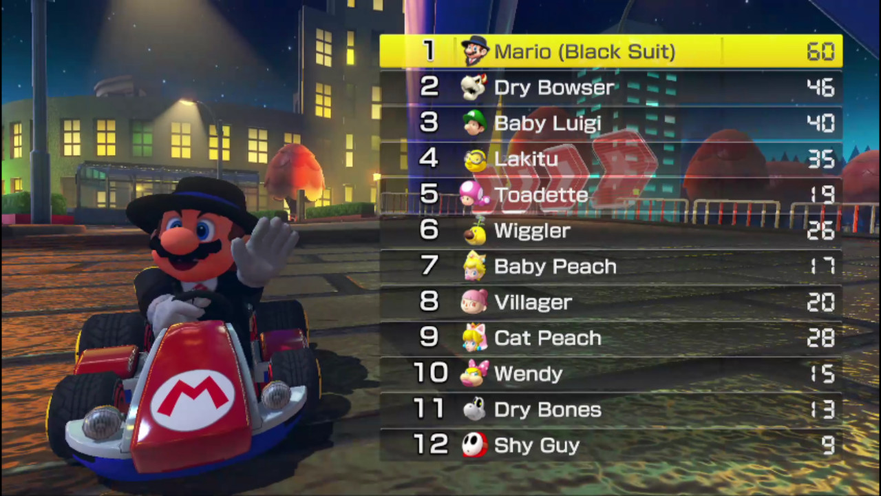 Mario (Black Suit) with MKT Animations Mod for Mario Kart 8 Deluxe ...