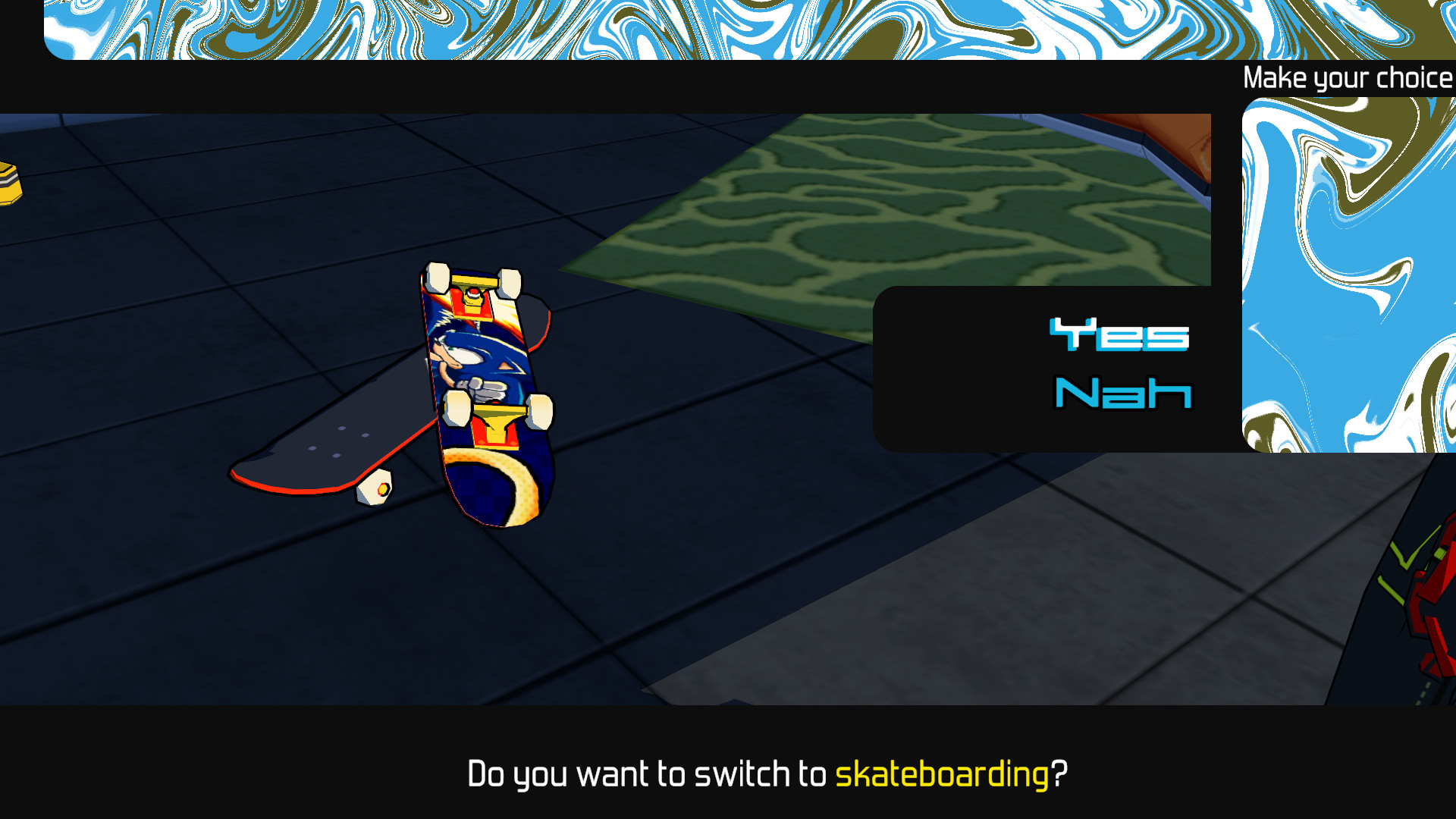 ESP │ Custom Sonic Skateboard Mod for Bomb Rush Cyberfunk | BRC Mods