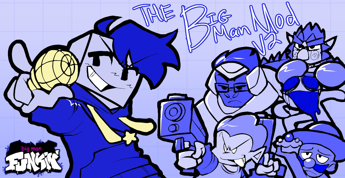 BIG MAN MOD (V2) | For Big Man's Birthday!! Mod for Friday Night Funkin ...