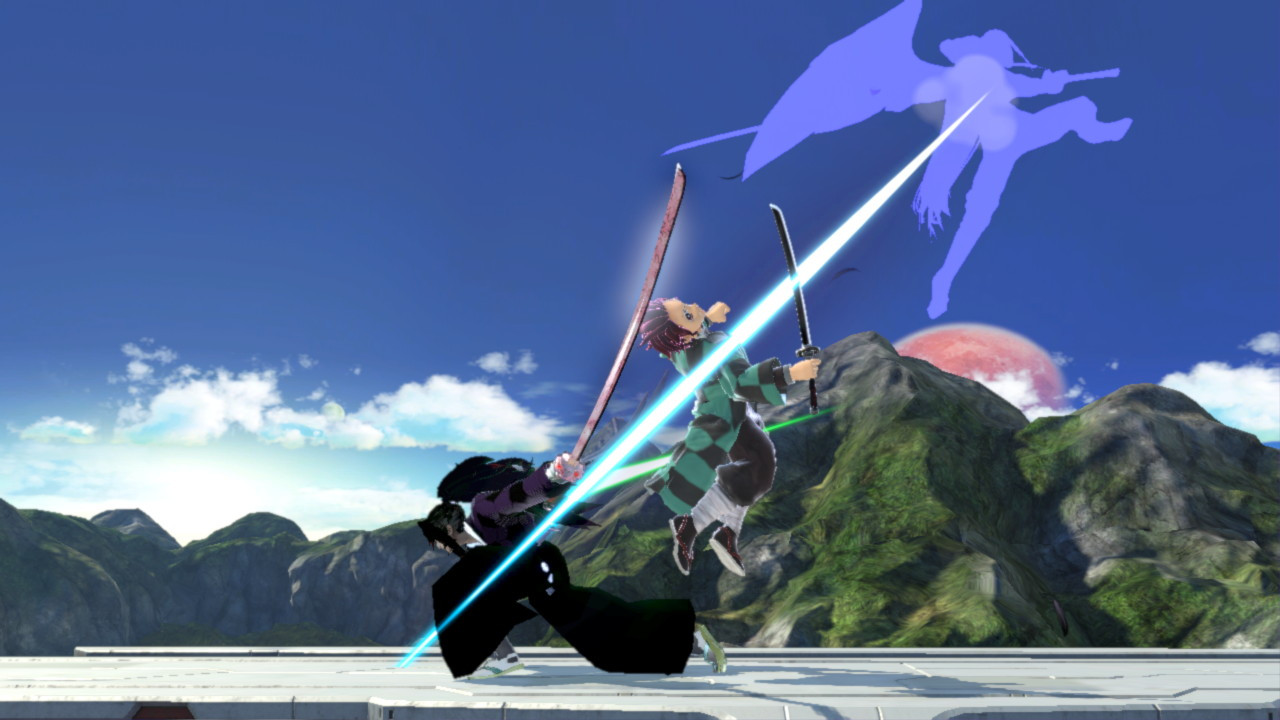 Kokushibo Inspired Sephiroth Mod for Super Smash Bros. Ultimate | SSBU Mods