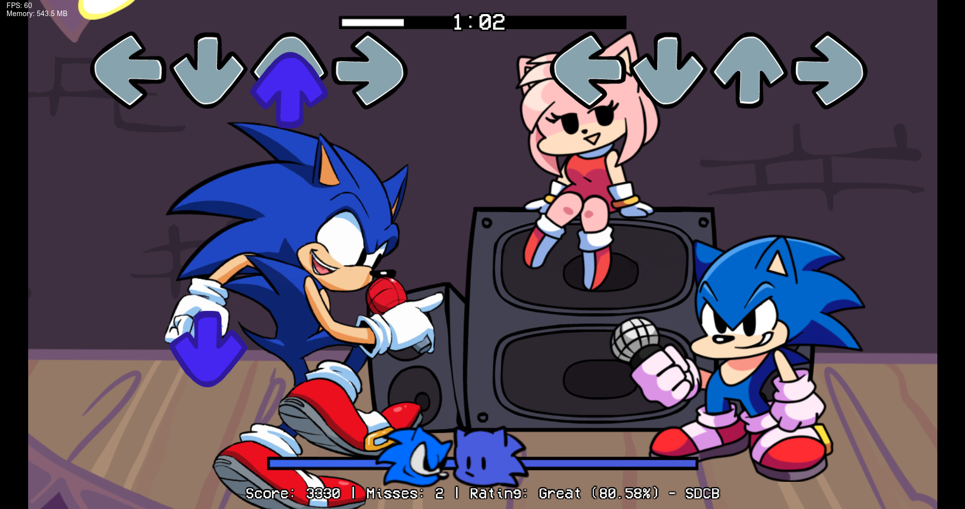 CLASSIC SONIC FUNKIN' Mod for Friday Night Funkin' | FNF Mods