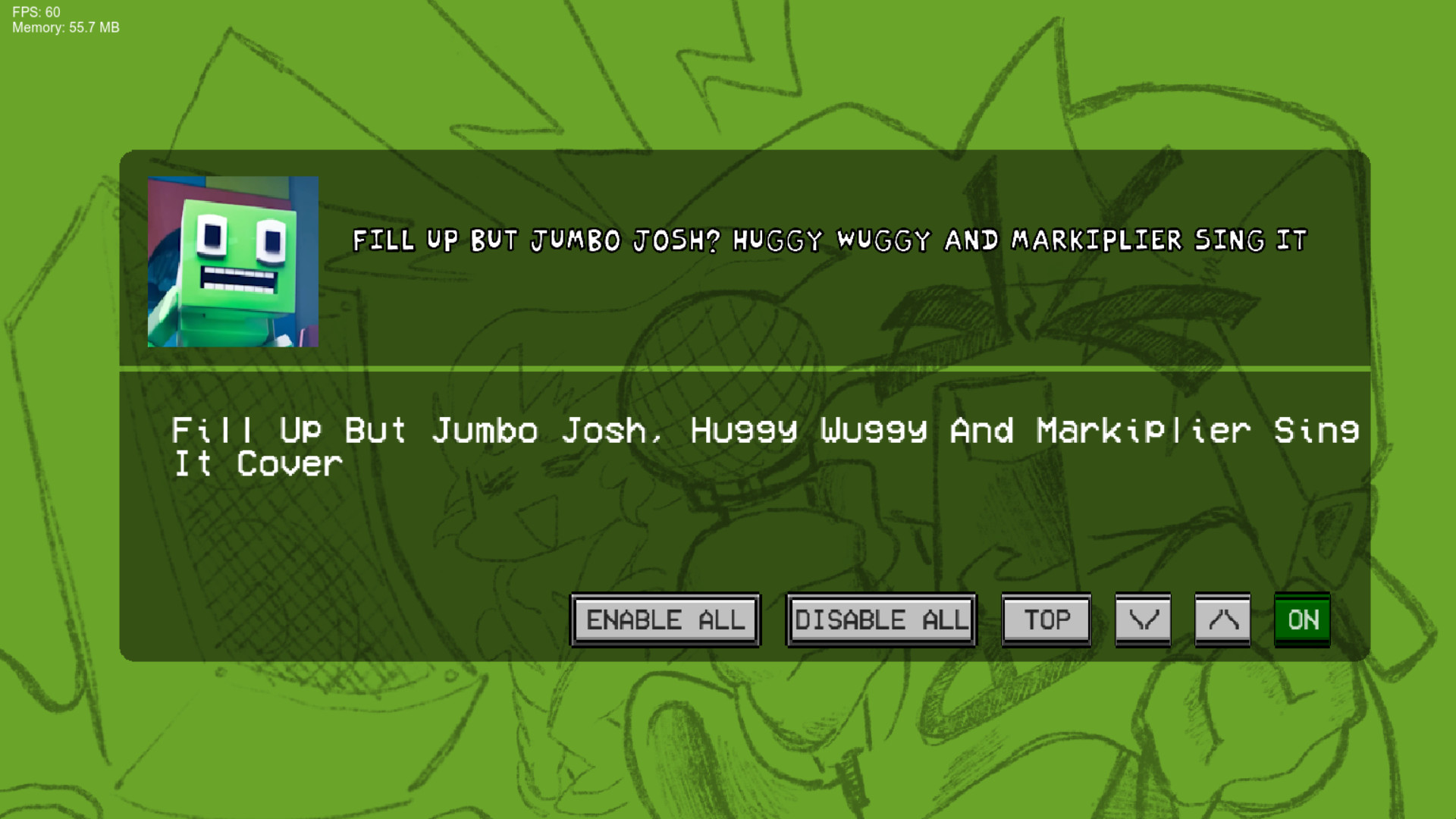 Fill Up But Jumbo Josh, Huggy Wuggy And Markiplier Mod for Friday Night ...