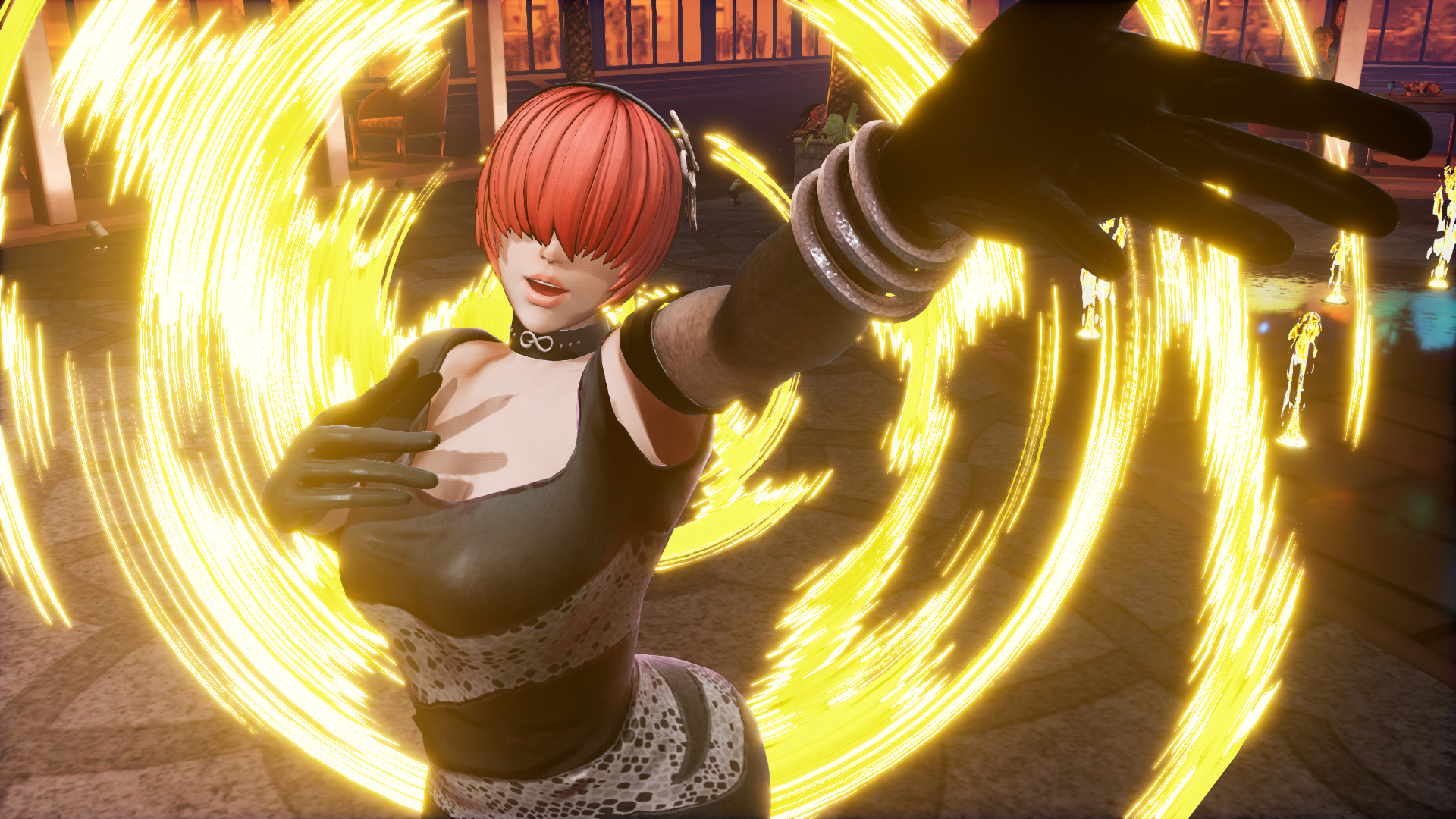 Serpent Seductress Shermie Mod for The King of Fighters XV | KoFXV Mods