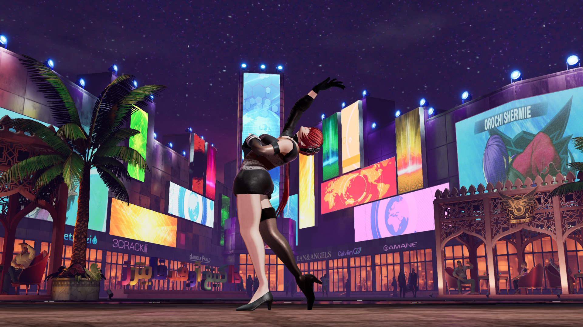 Serpent Seductress Shermie Mod for The King of Fighters XV | KoFXV Mods