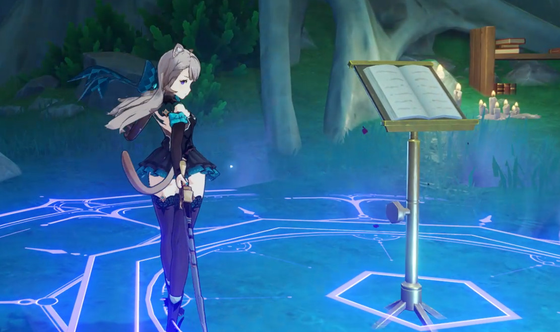 Another version of Lynette in Fischl's outfit Mod for Genshin Impact ...