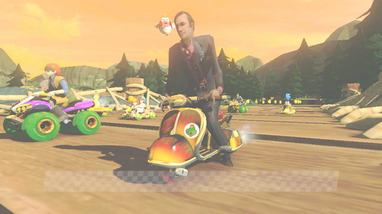 Saul Goodman over Morton Mod for Mario Kart 8 | MK8 Mods