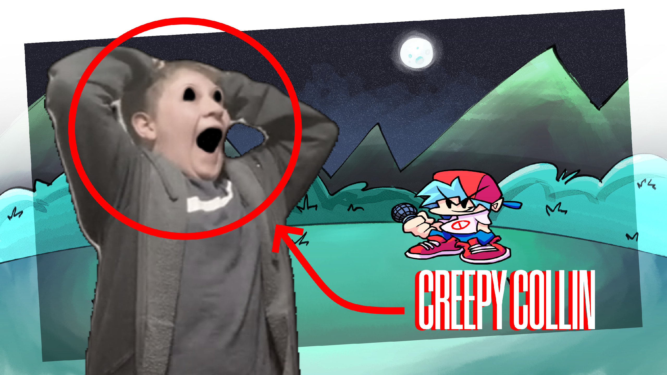 CREEPY COLLIN IN FRIDAY NIGHT FUNKIN Mod for Friday Night Funkin' | FNF ...