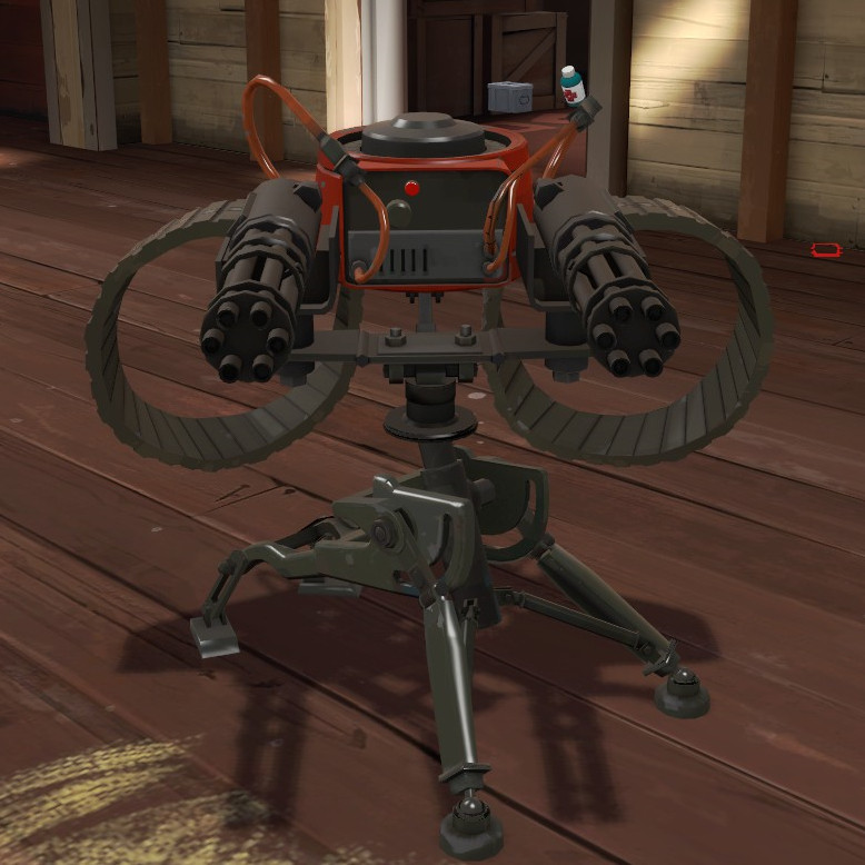 Uncompressed Early Sentry Gun Textures Mod For Team Fortress 2 TF2 Mods
