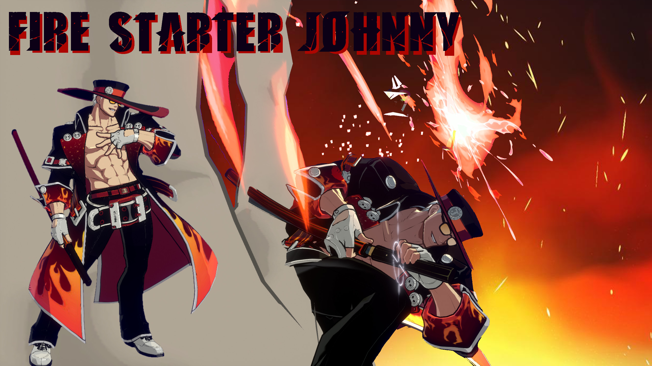 Fire Starter Johnny Mod for GUILTY GEAR -STRIVE- | GGST Mods