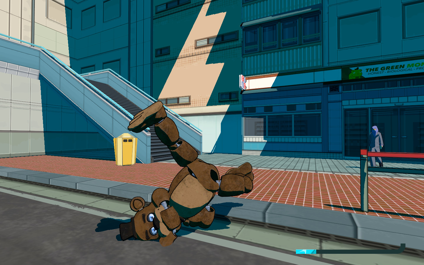 Freddy Fazbear as DJ Cyber Mod for Bomb Rush Cyberfunk | BRC Mods