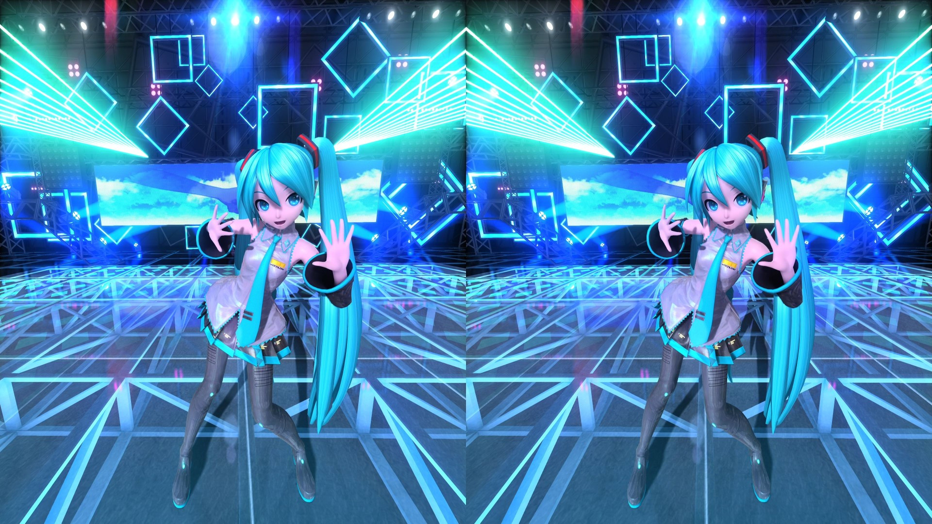 Side By Side Desktop Capture VR Mod for Hatsune Miku: Project DIVA Mega ...
