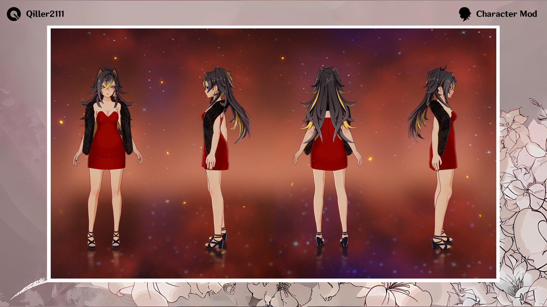 Dehya Evening Dress Mod for Genshin Impact | GI Mods