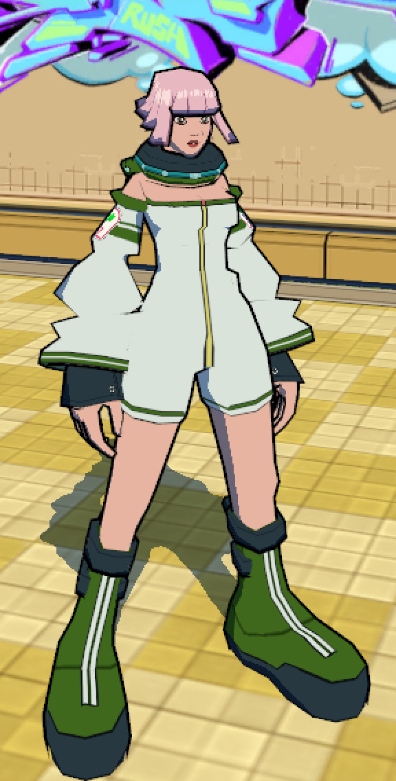 Air Gear Simca Bel Mod for Bomb Rush Cyberfunk | BRC Mods