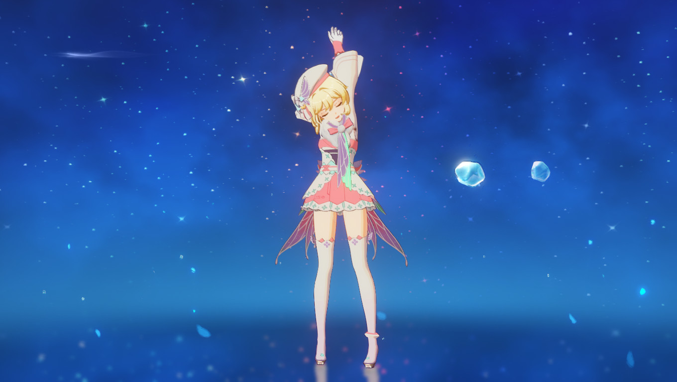 Lumine: Spring Breeze + Blue alt Mod for Genshin Impact | GI Mods