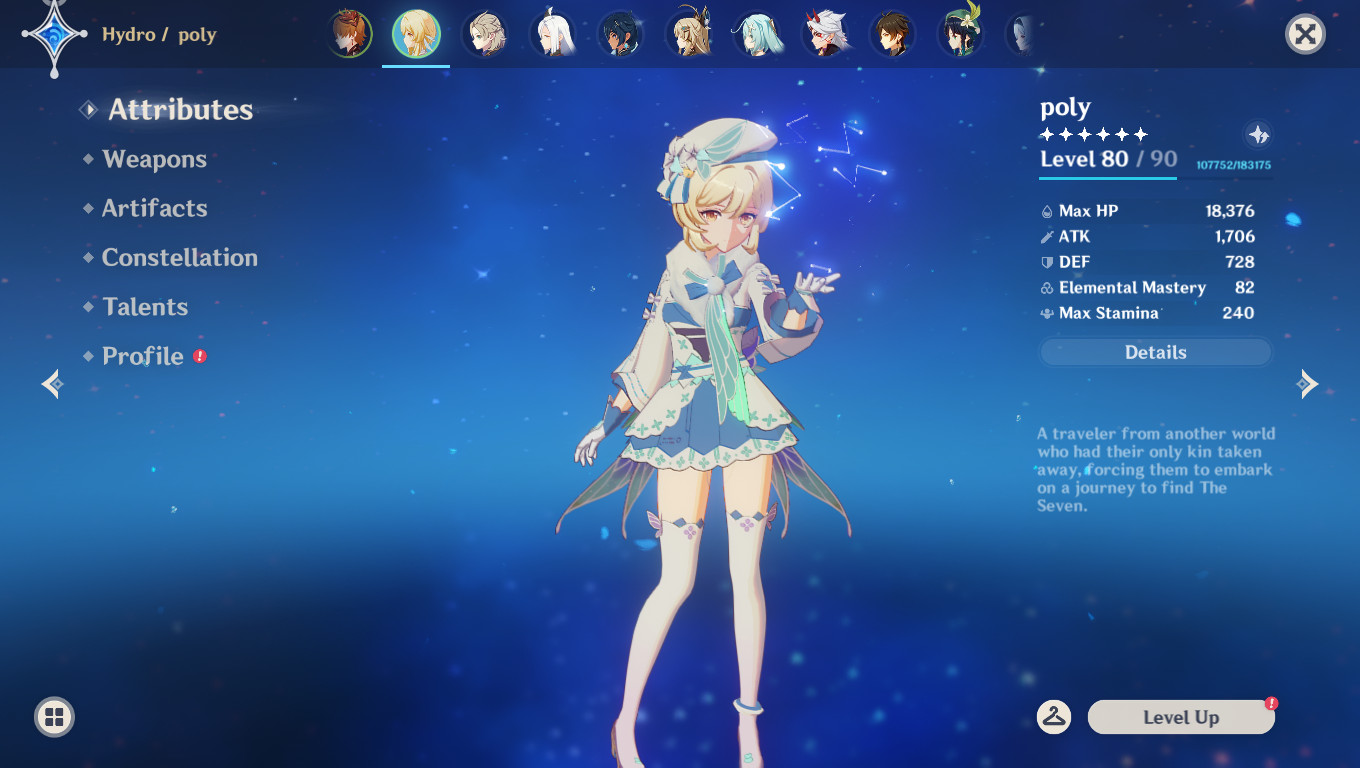 Lumine: Spring Breeze + Blue alt Mod for Genshin Impact | GI Mods