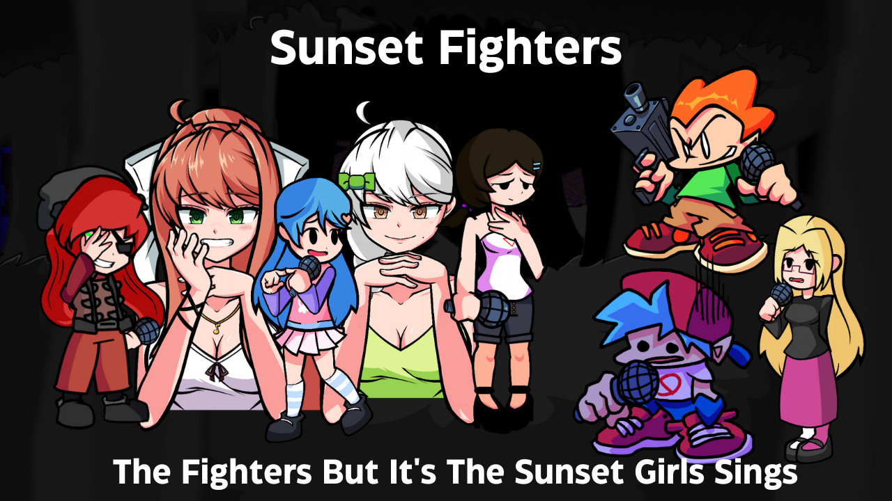 Sunset Fighters | The Fighters But Playable Cover Mod for Friday Night ...