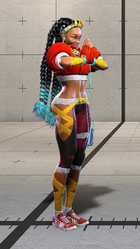 Kimberly's C1 Shoes swapped with C2 Mod for Street Fighter 6 | SF6 Mods