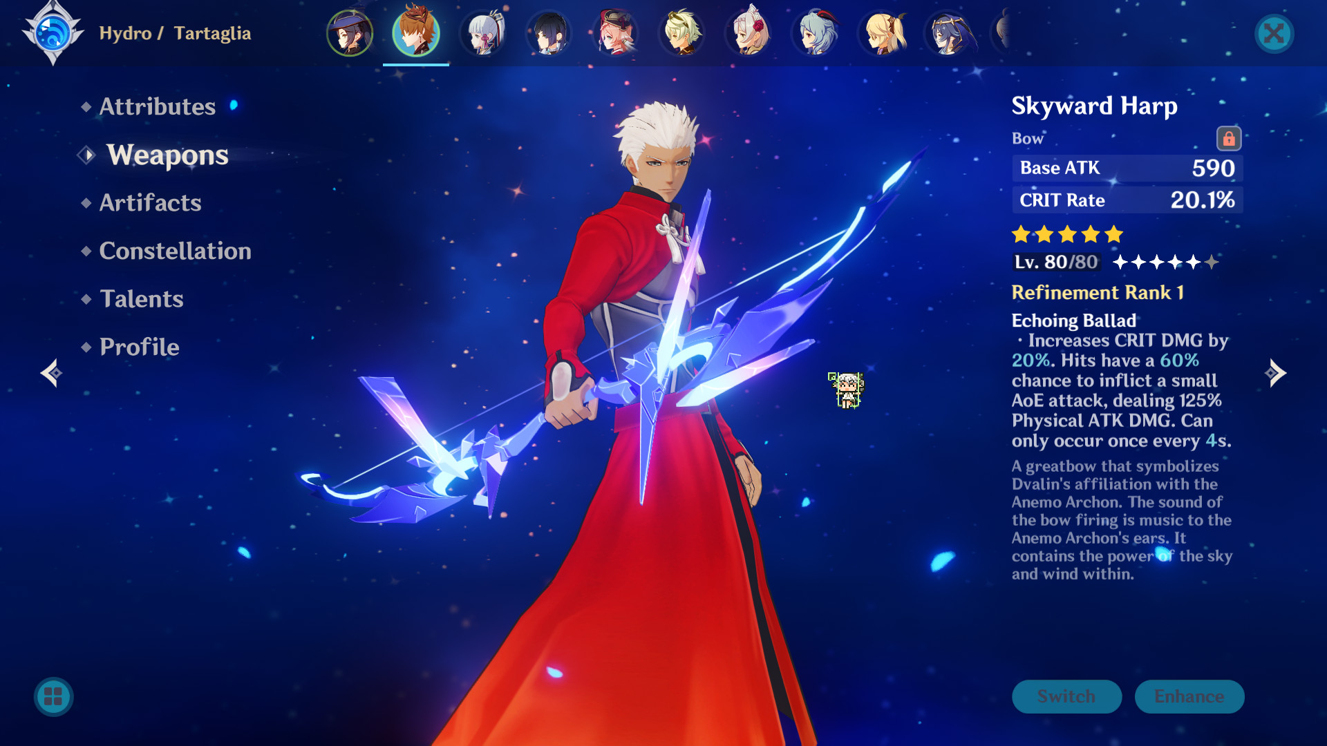 Emiya archer Mod for Genshin Impact | GI Mods