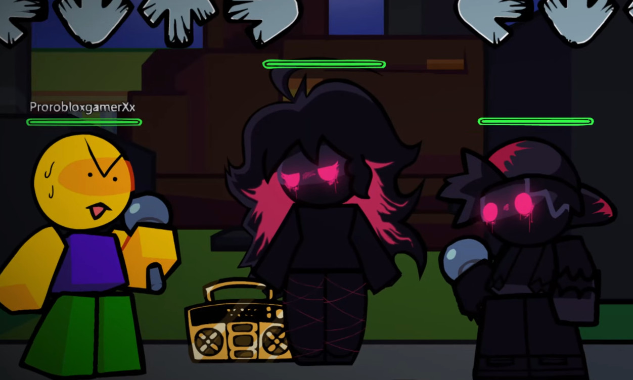 CORRUPTION NoobTown (FANMOD) Mod for Friday Night Funkin' | FNF Mods