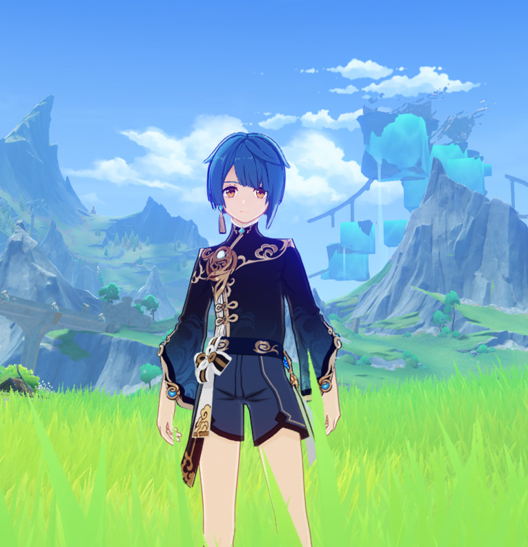 Xingqiu in Shorts Mod for Genshin Impact | GI Mods