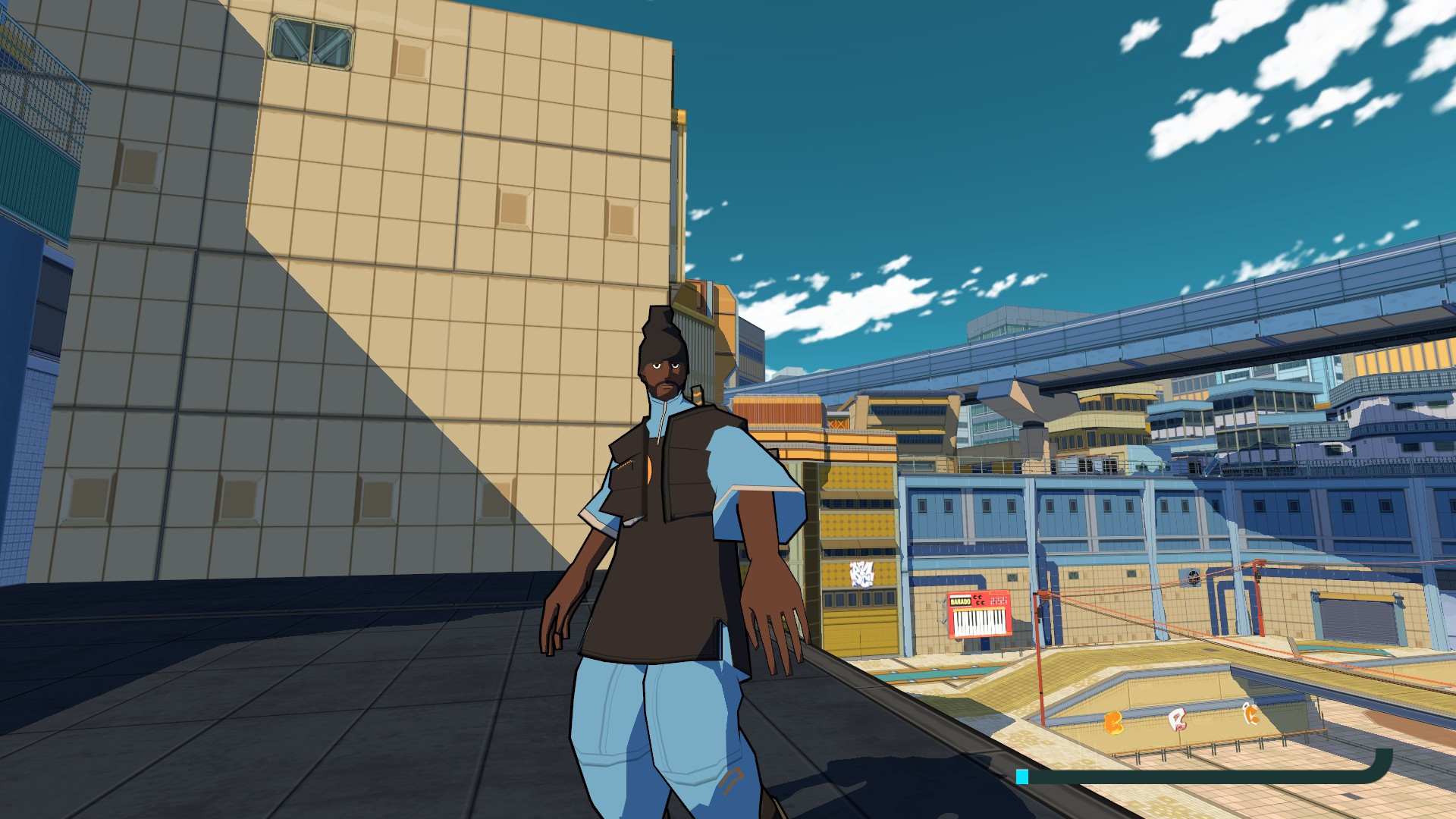 TF2 Demoman skin for Felix Mod for Bomb Rush Cyberfunk | BRC Mods