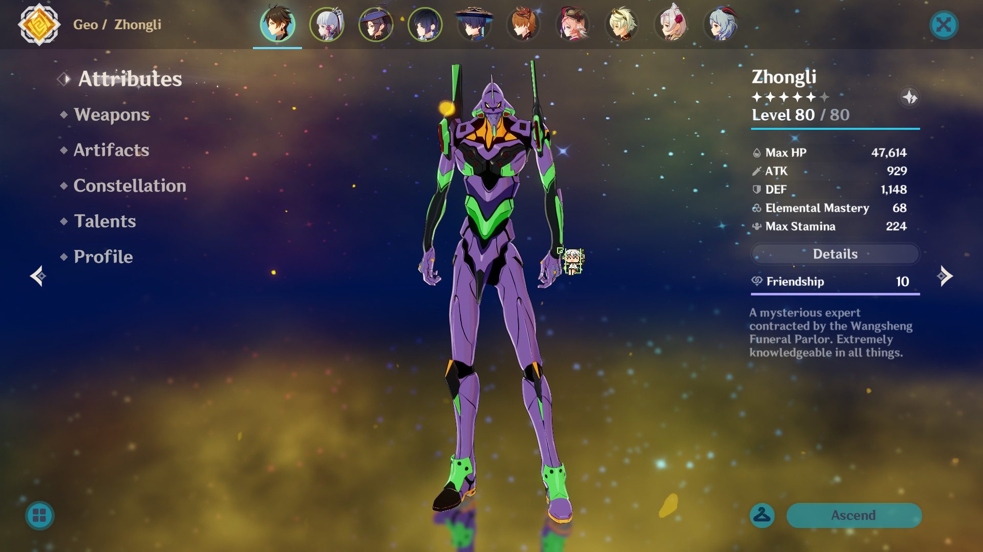 evangelion unit 01 Mod for Genshin Impact | GI Mods
