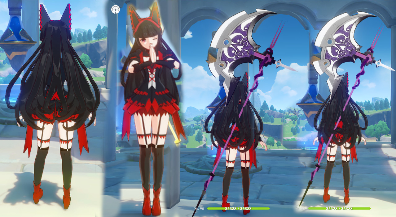 Hu Tao Rory Mercury Mod for Genshin Impact | GI Mods