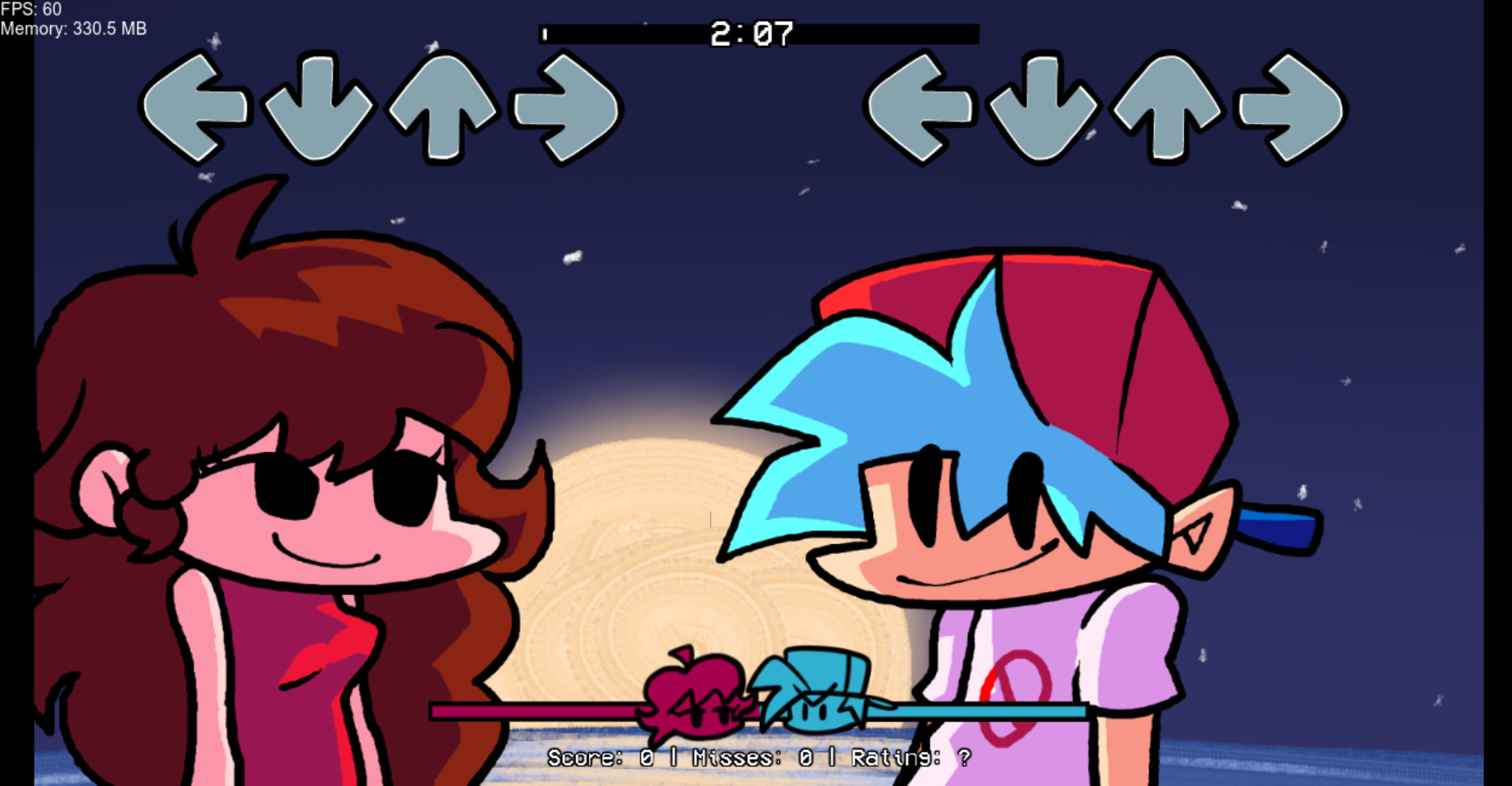 BF n GF Cute Oneshot Mod for Friday Night Funkin' | FNF Mods