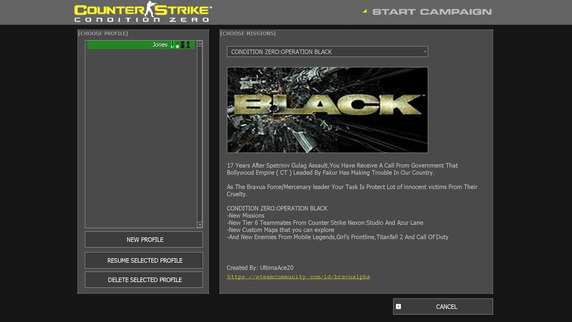 Condition Zero:Operation Black Mod for Counter-Strike: Condition Zero ...