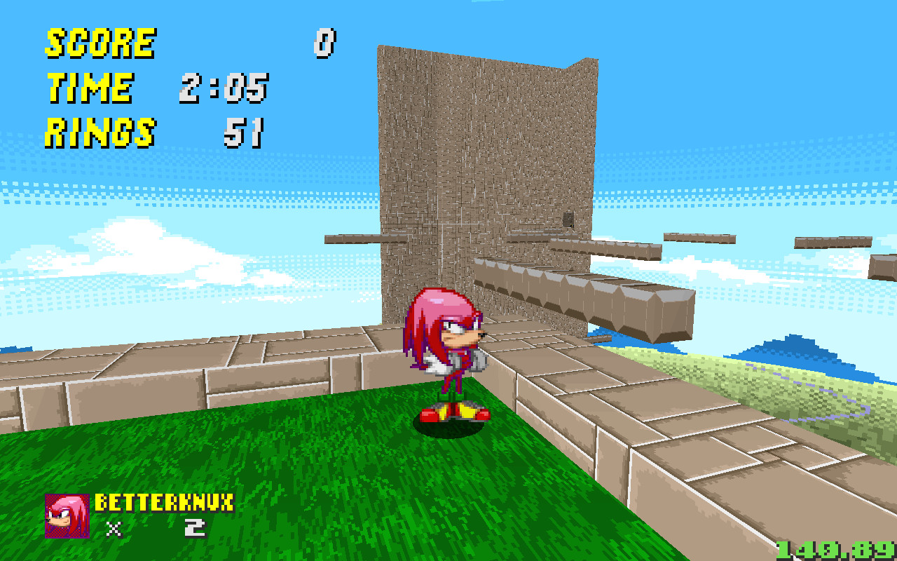 Better Knuckles! Mod for Sonic Robo Blast 2 | SRB2 Mods