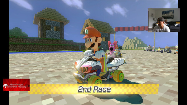 Construction Suit Luigi MK8D mod Mod for Mario Kart 8 Deluxe | MK8D Mods