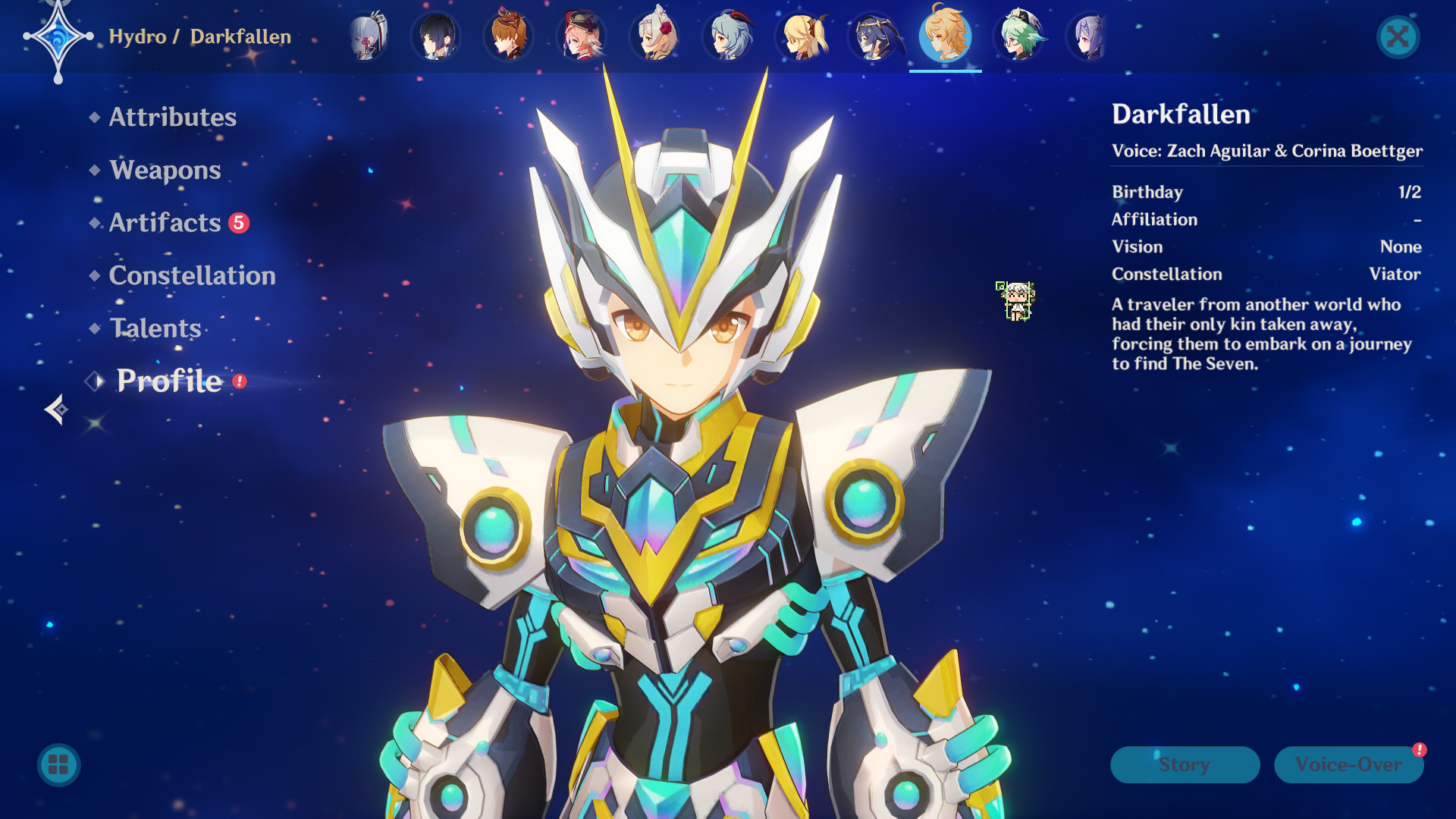 DIVE NEXT ARMOR AETHER Mod for Genshin Impact | GI Mods