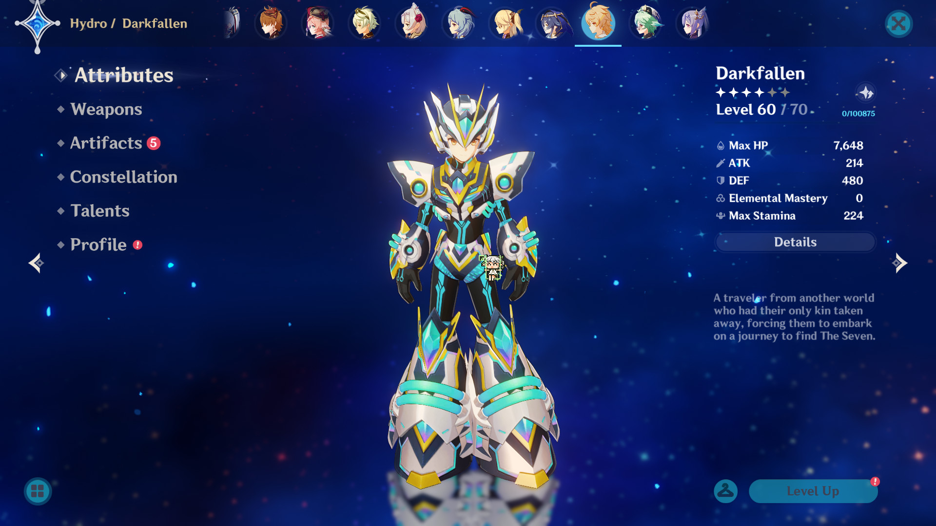 DIVE NEXT ARMOR AETHER Mod for Genshin Impact | GI Mods