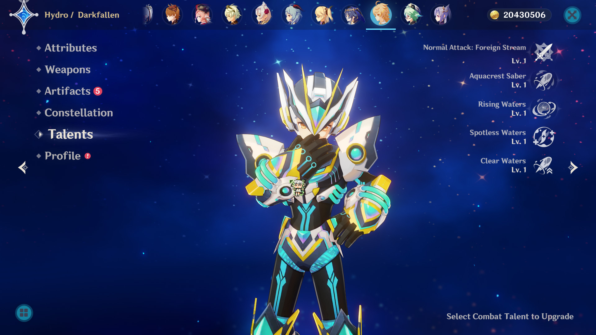 DIVE NEXT ARMOR AETHER Mod for Genshin Impact | GI Mods