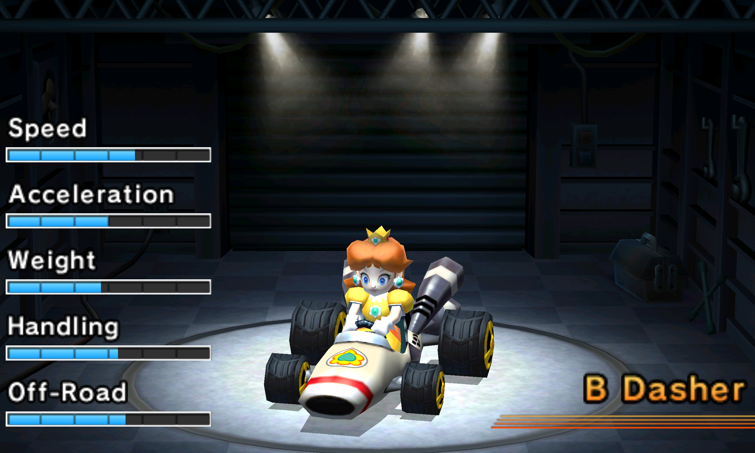 Daisy (Wii Textures) Mod for Mario Kart 7 | MK7 Mods