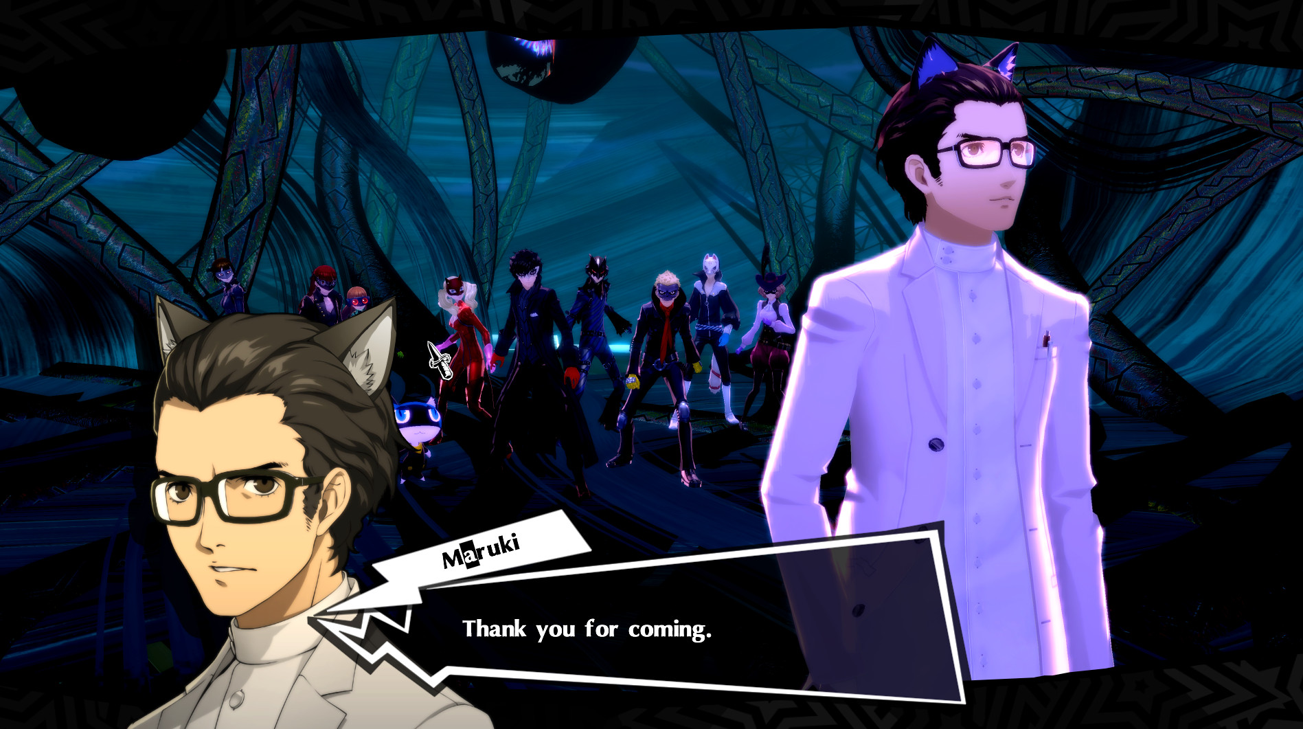 Maruki Cat Ears (Model + Bustups) Mod for Persona 5 Royal (PC) | P5R ...