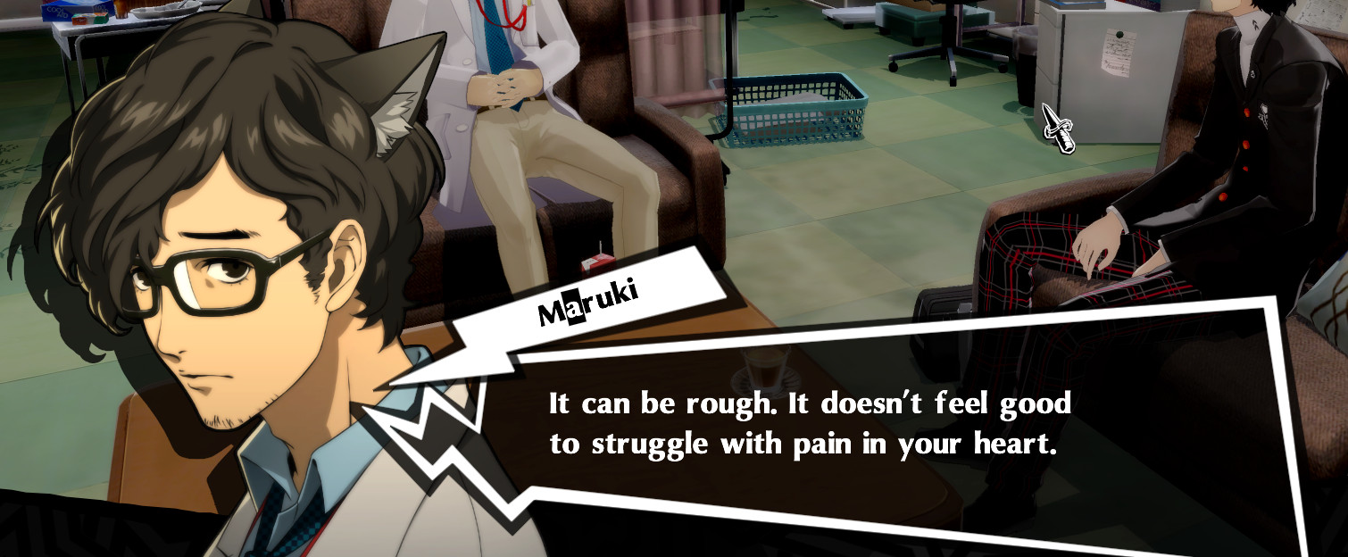 Maruki Cat Ears (Bustup Only) Mod for Persona 5 Royal (PC) | P5R (PC) Mods